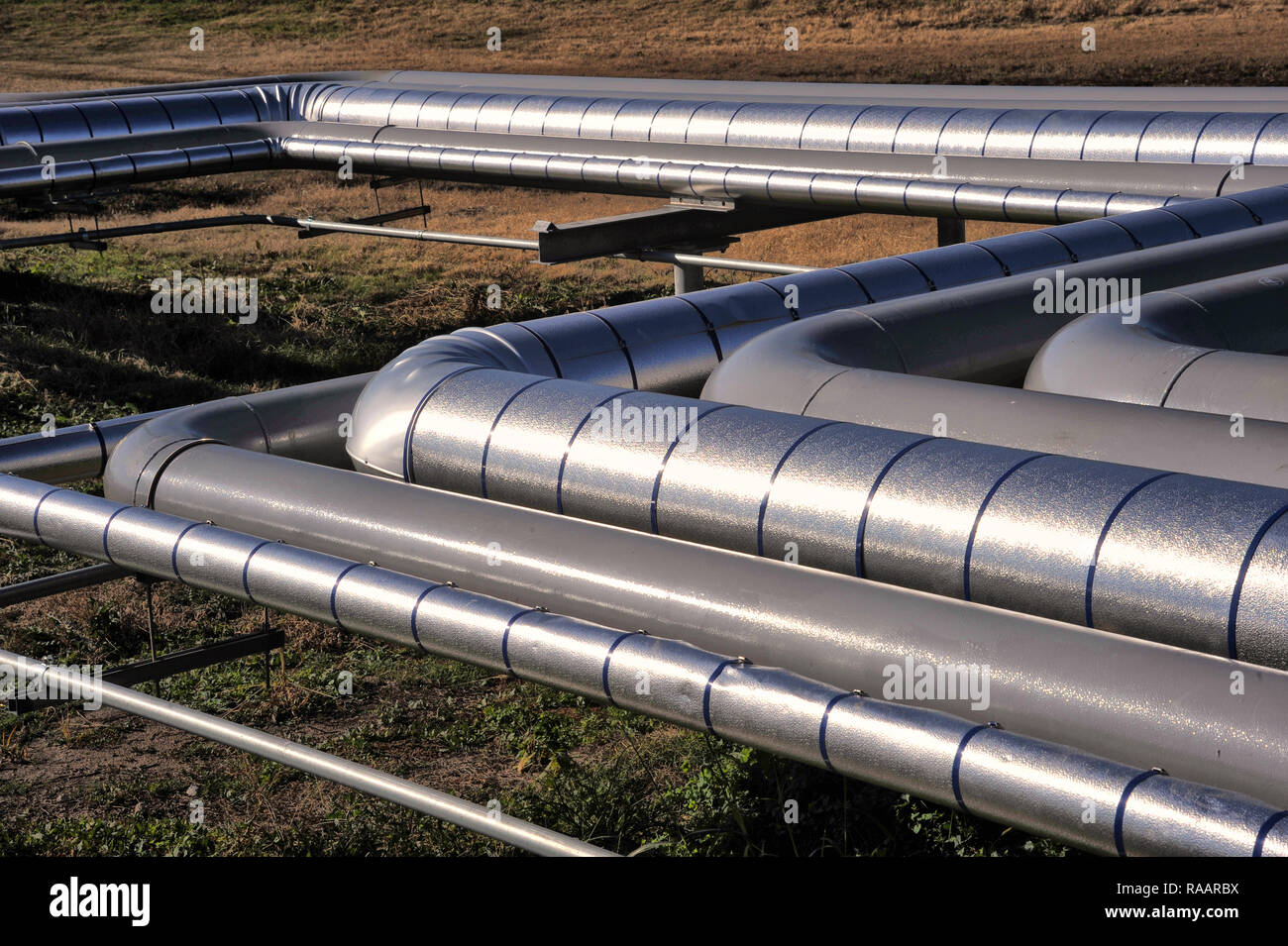 Pipe and Refinery pipelines Stock Photo - Alamy
