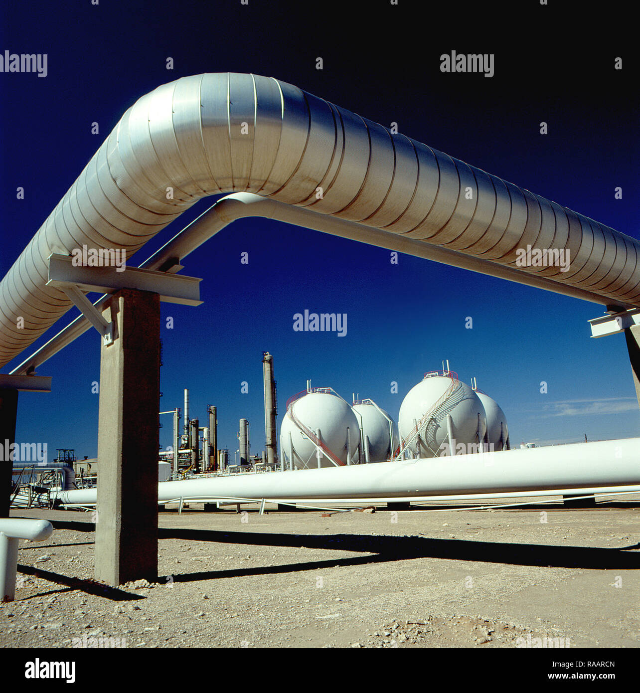 Pipe and Refinery pipelines Stock Photo - Alamy