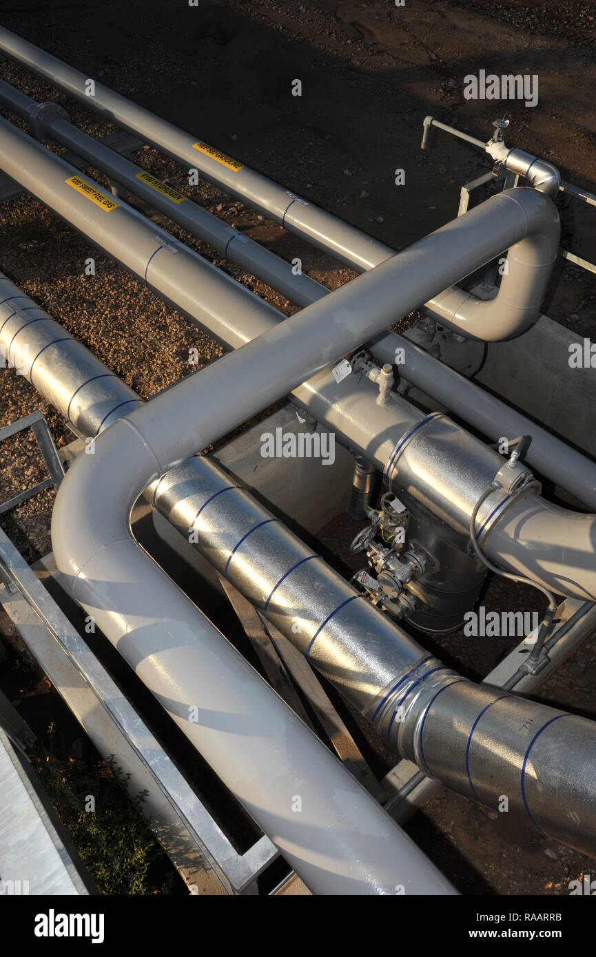 Pipe and Refinery pipelines Stock Photo - Alamy