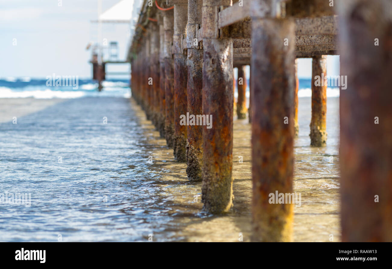 Water receding from beach in hi-res stock photography and images - Alamy