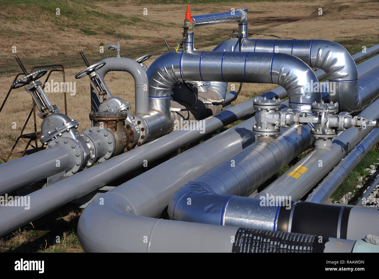 Pipe and Refinery pipelines Stock Photo - Alamy