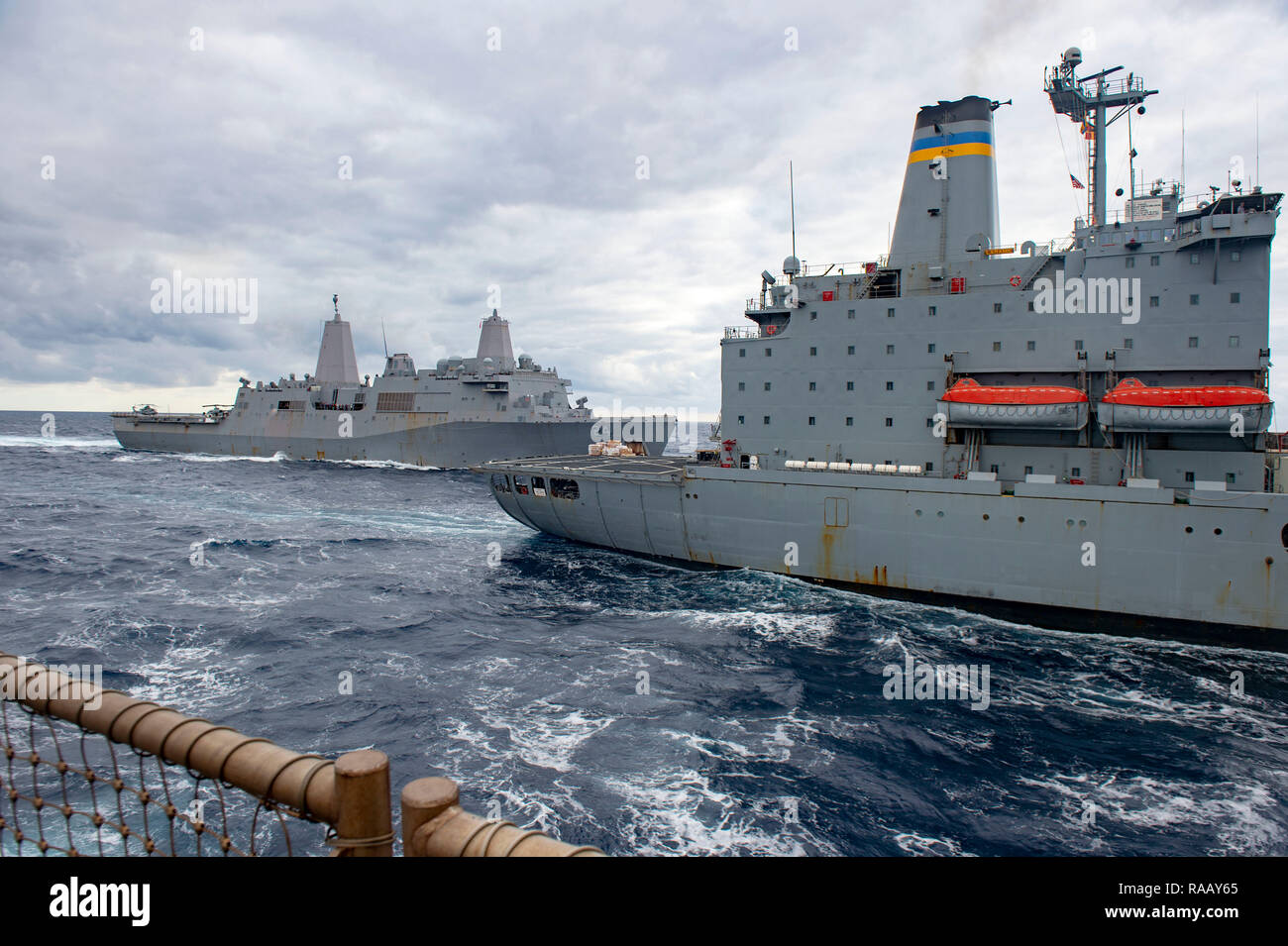 181229-N-AT530-0037 ATLANTIC OCEAN (Dec. 29, 2019) – The San Antonio ...