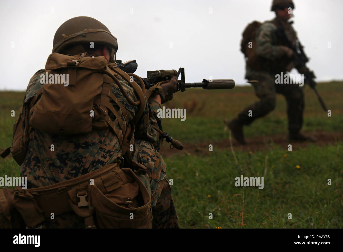 U.S. Marines with Special Purpose Marine Air-Ground Task Force-Crisis ...