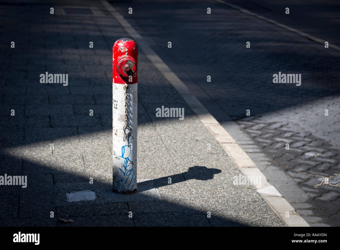 Fire hydrant in street Stock Photo - Alamy