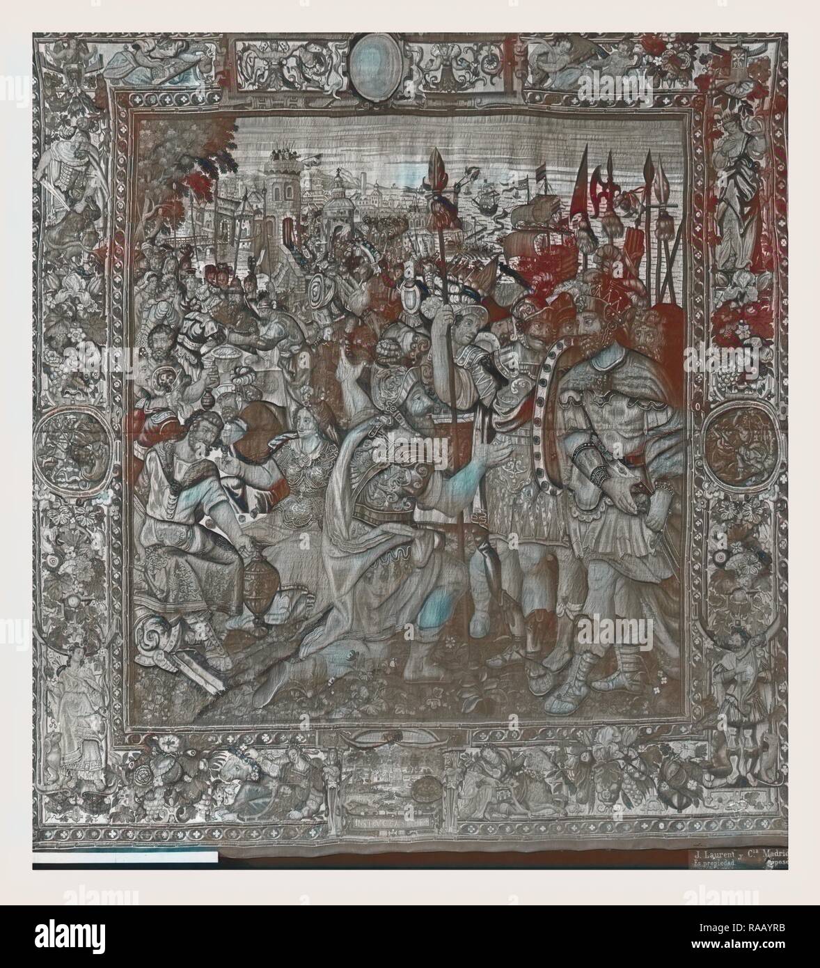 Alexander at siege of Tyr. Reimagined by Gibon. Classic art with a ...