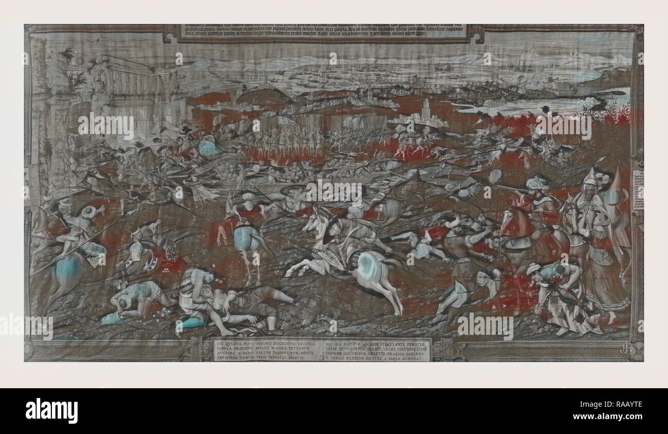 Sortie of enemy from Goleta [or Goletta, or La Goulette. Reimagined by ...