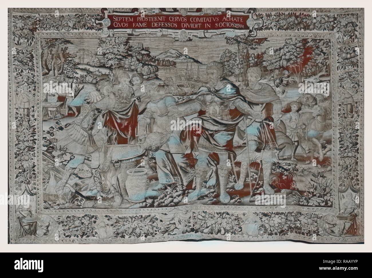 Aeneas and Achates reach Carthage, where building is in progress ...
