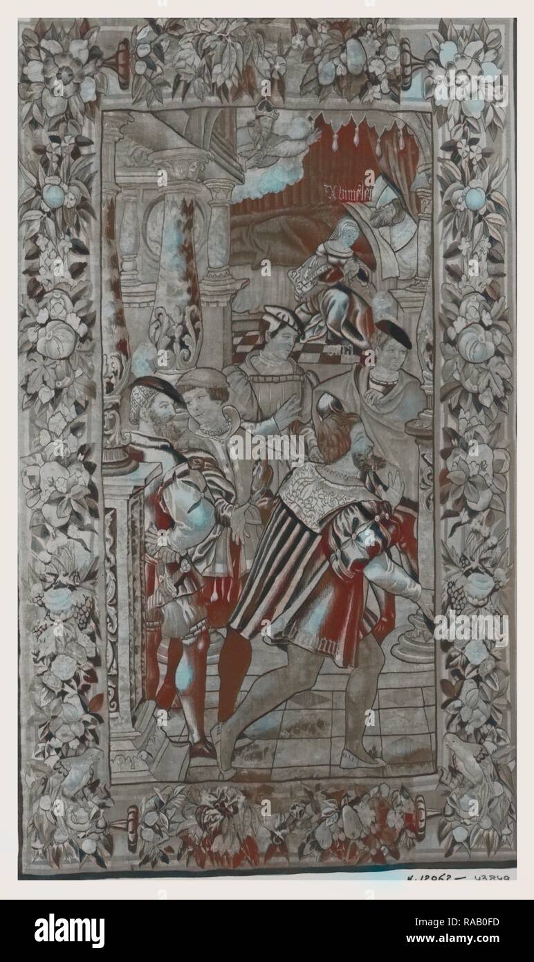 Abraham and Abimelech: dream of Abimelec. Reimagined by Gibon. Classic ...