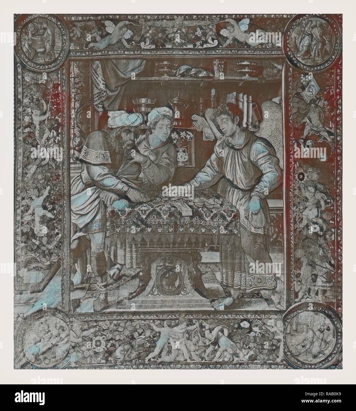 Tobias and his father offer gifts to angel Raphae. Reimagined by Gibon ...