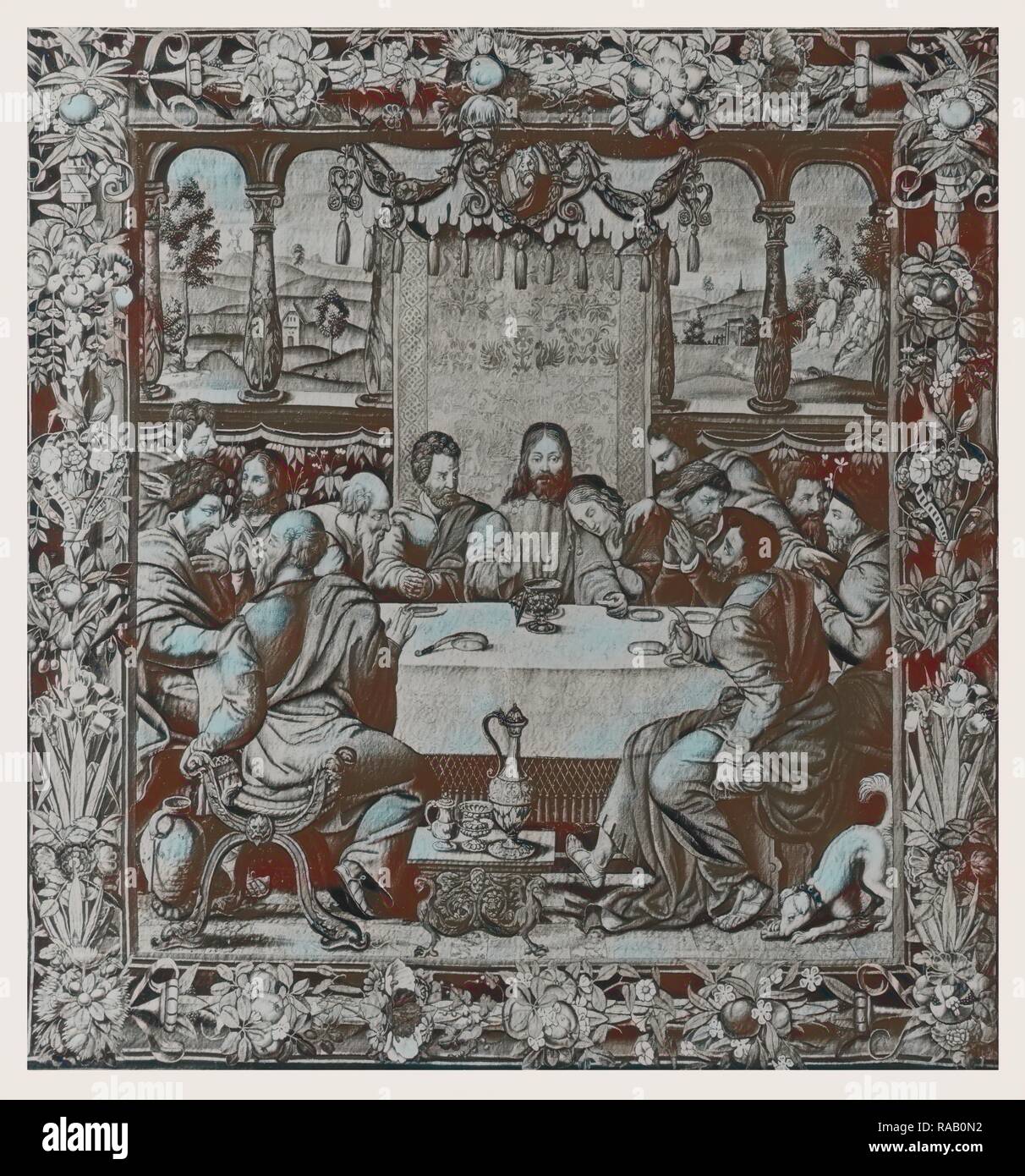 Passion of Christ: Last Supper (institution of Eucharist. Reimagined by ...