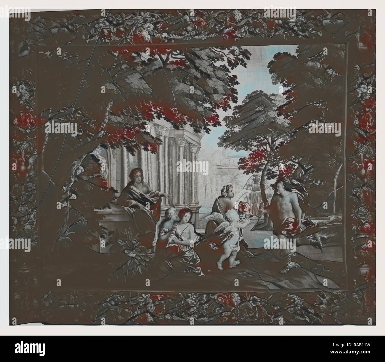 Perseus receiving helmet of Hades from Nymphs (?. Reimagined by Gibon ...