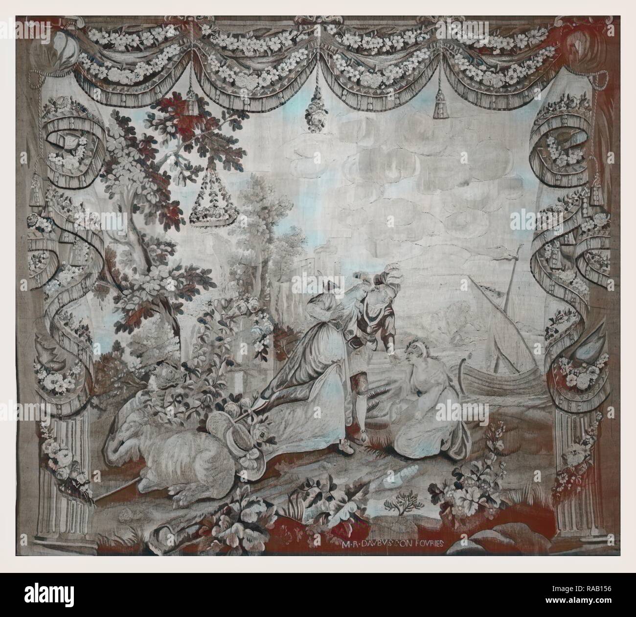 Pastorale landscape with scene of supplicatio. Reimagined by Gibon ...