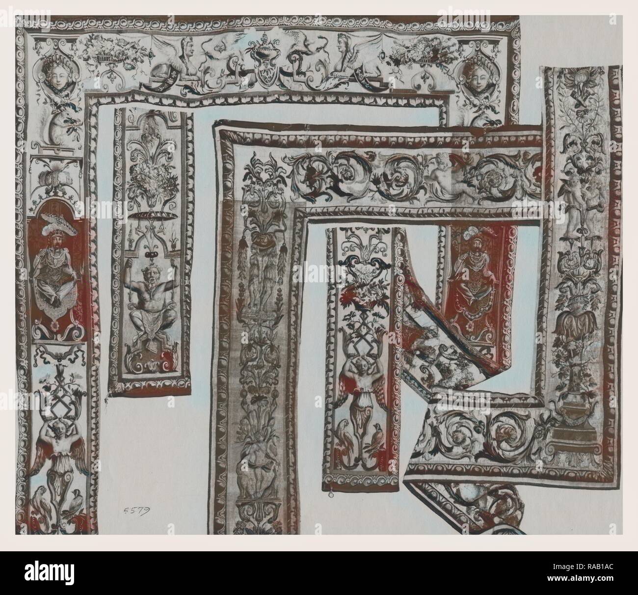 Rinceau border hi-res stock photography and images - Alamy