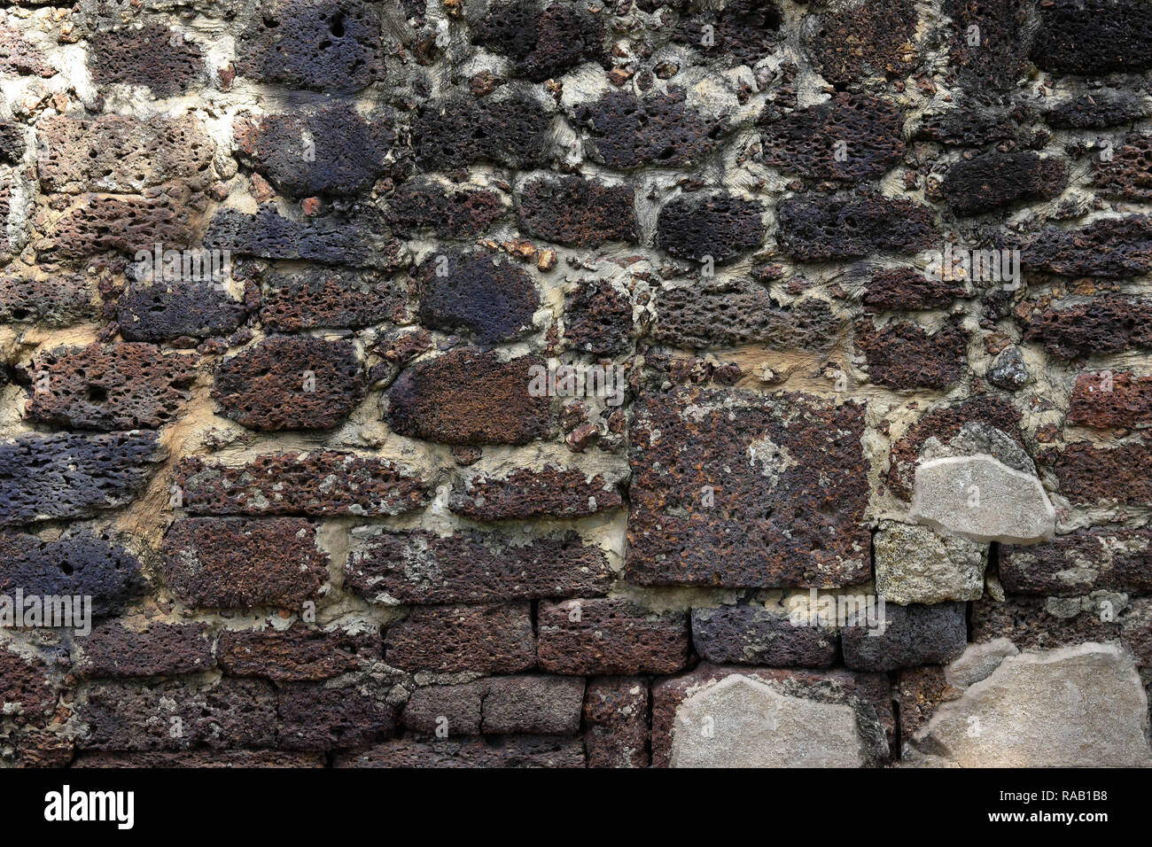 The old worn brick wall texture background. Vintage effect. - Image Stock Photo - Alamy