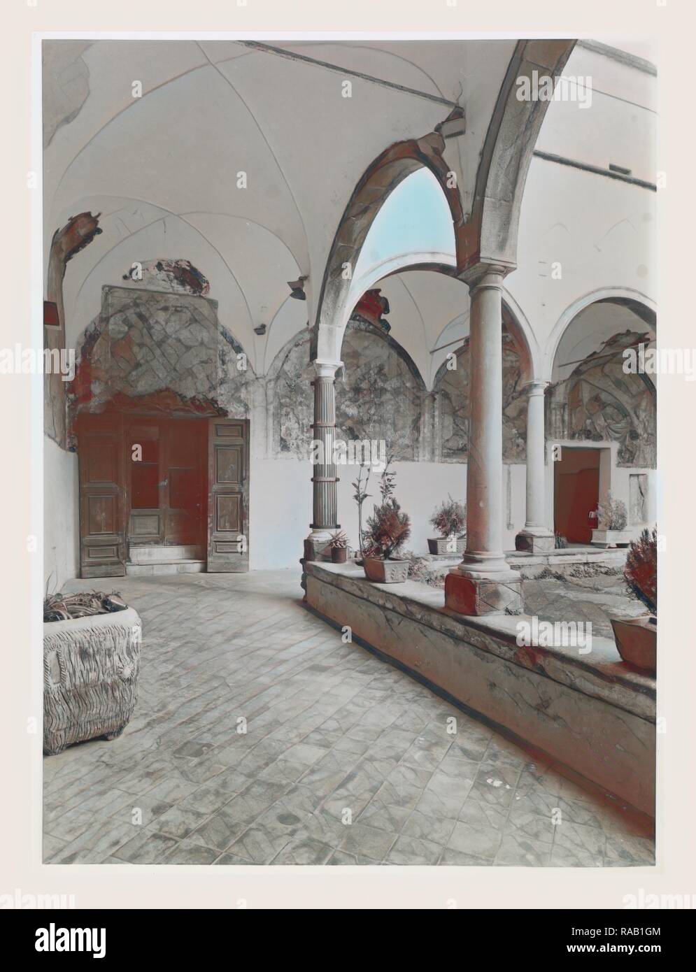 Campania, Napoli, Nola, Convento of S. Angel. Reimagined by Gibon ...