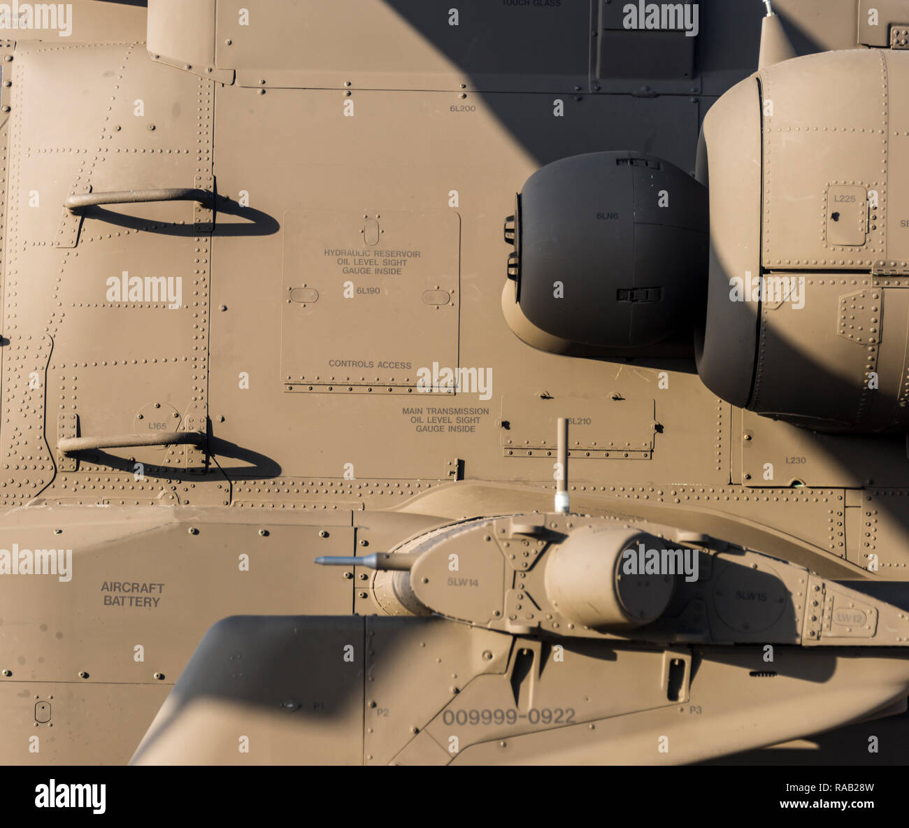 Detail of the side of a modern military helicopter Stock Photo - Alamy