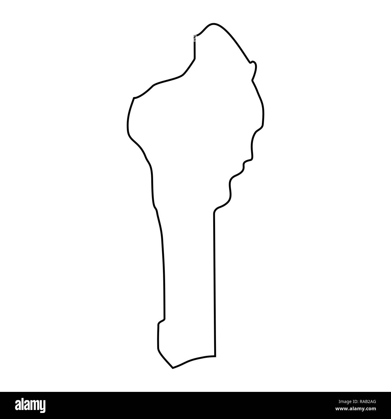 map of Benin -outline. Silhouette of Benin map illustration Stock Photo ... map of Benin -outline. Silhouette of Benin map illustration Stock Photo ...