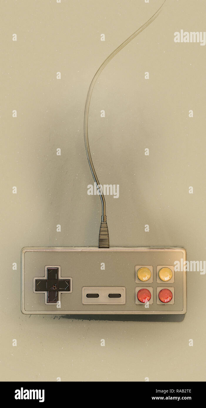 A pencil sketch and watercolor technique of a regular vintage ...