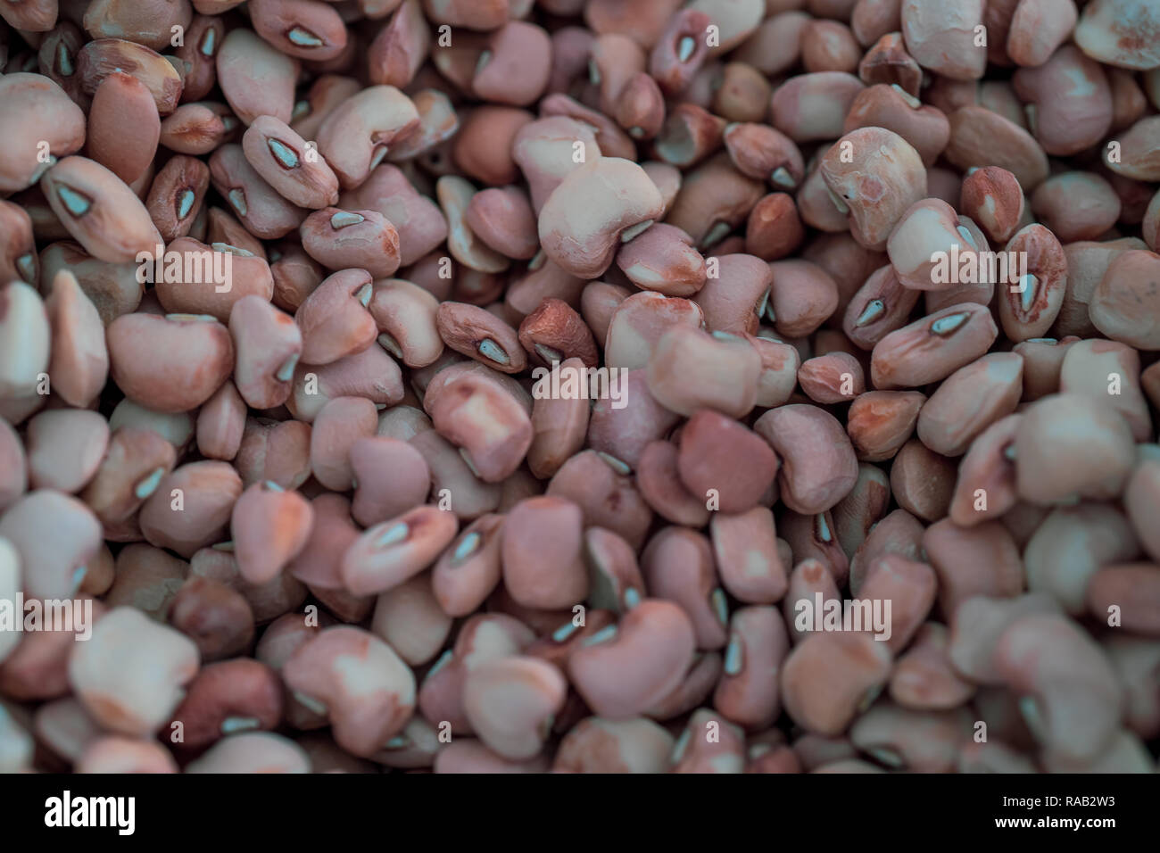 Raw nigerian brown beans in a bowl Stock Photo - Alamy