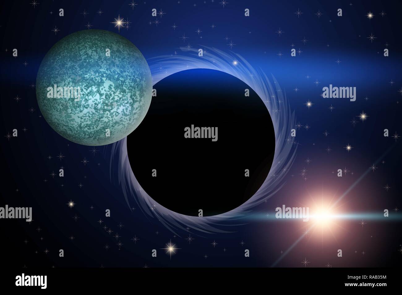 Black hole astronomy Stock Vector Images - Alamy
