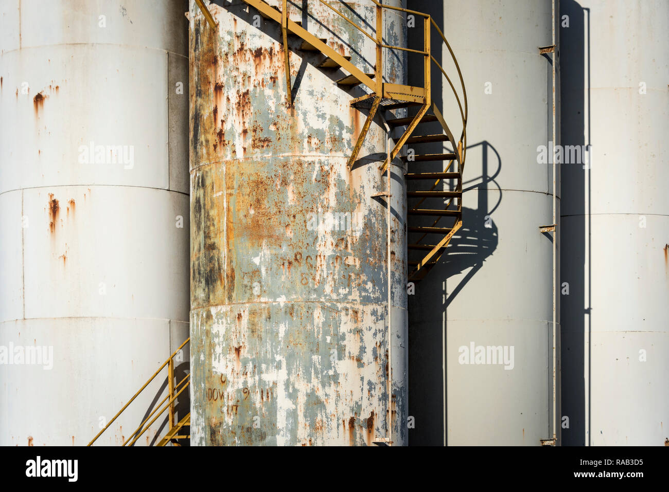 Storage tank spiral staircase hi-res stock photography and images - Alamy