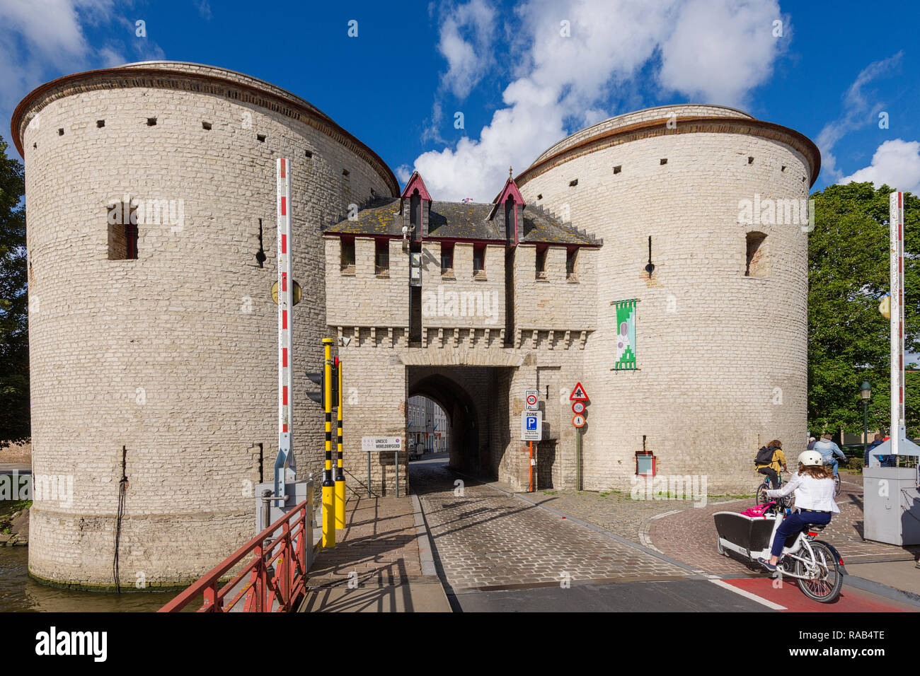 the Ghent Gate (Gentpoort) was once used to filter access to the city ...