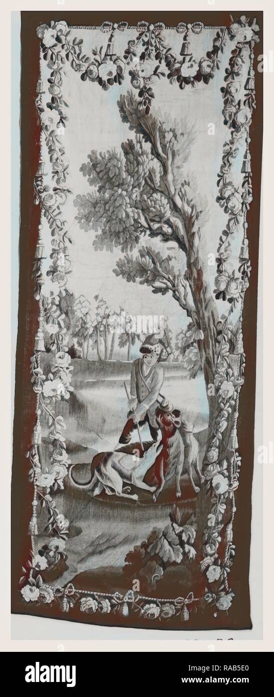 Hunter with animals attacking a boa. Reimagined by Gibon. Classic art ...
