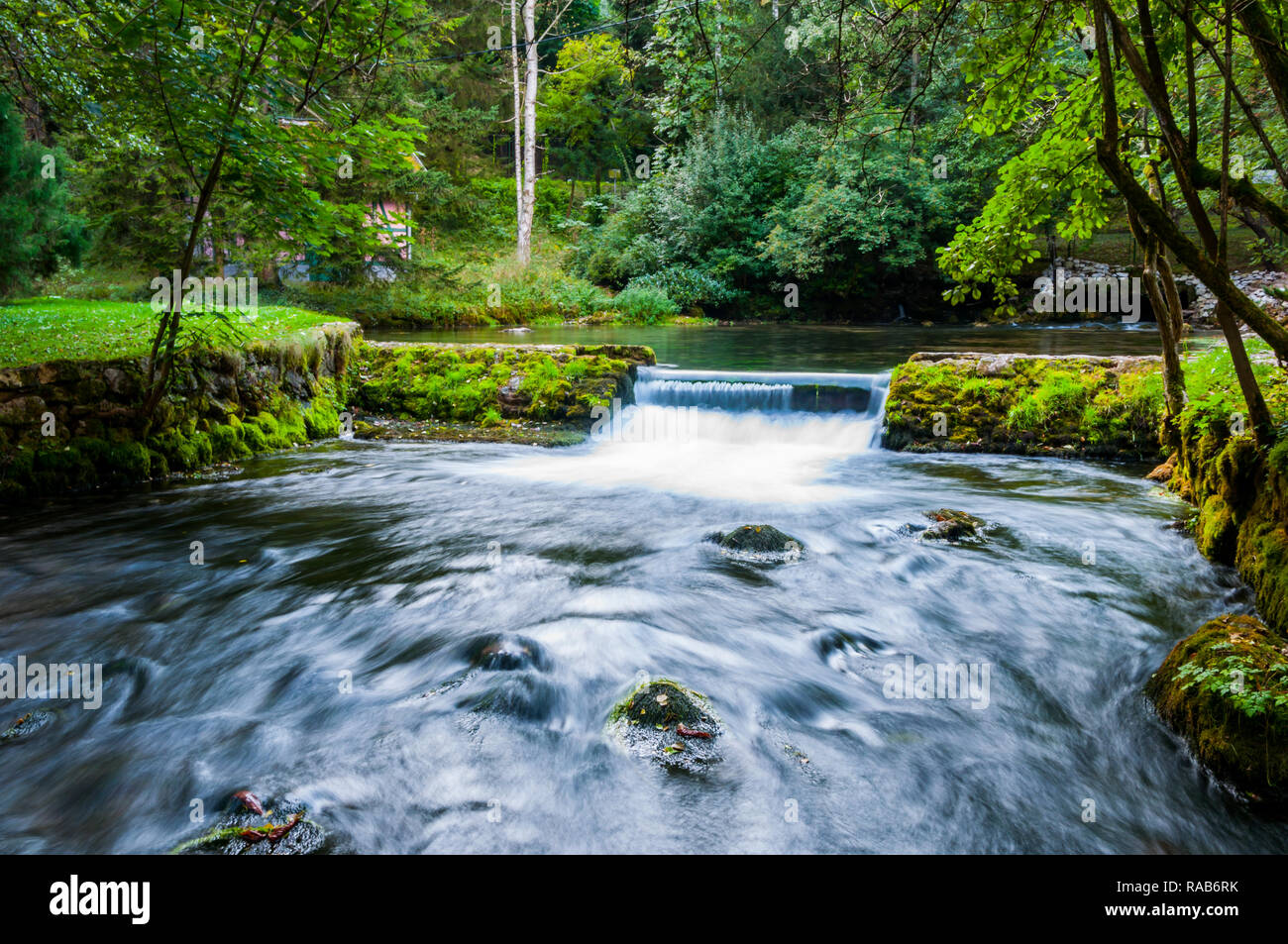Vrelo Bosne in Sarajevo. Famous touristic attraction for visit in ...