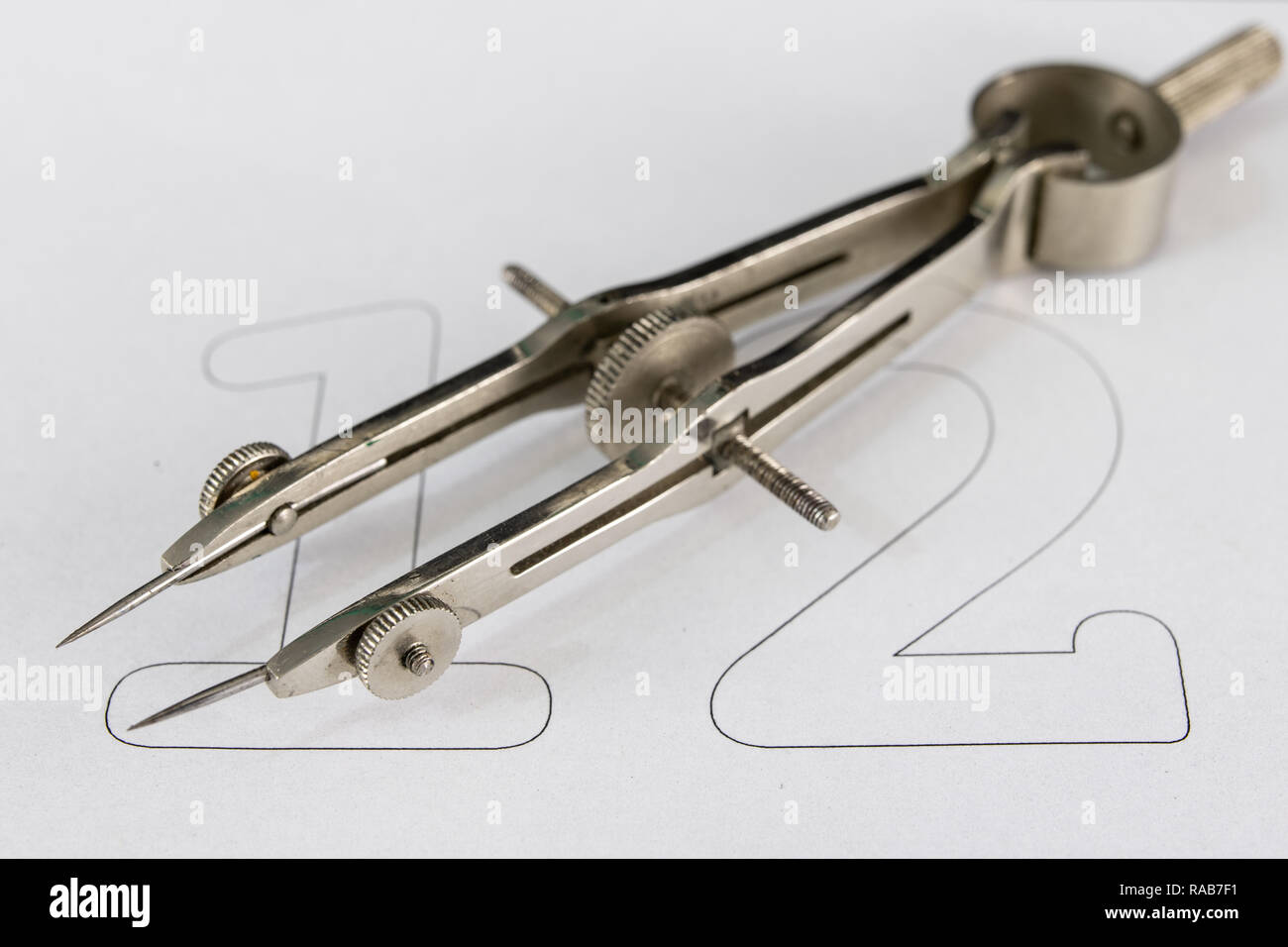 Map drafting tools hi-res stock photography and images - Alamy