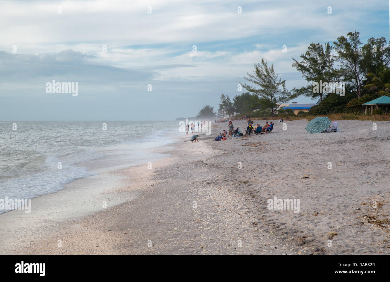 Beach blue sky sand sun ocean water florida keys hi-res stock ...