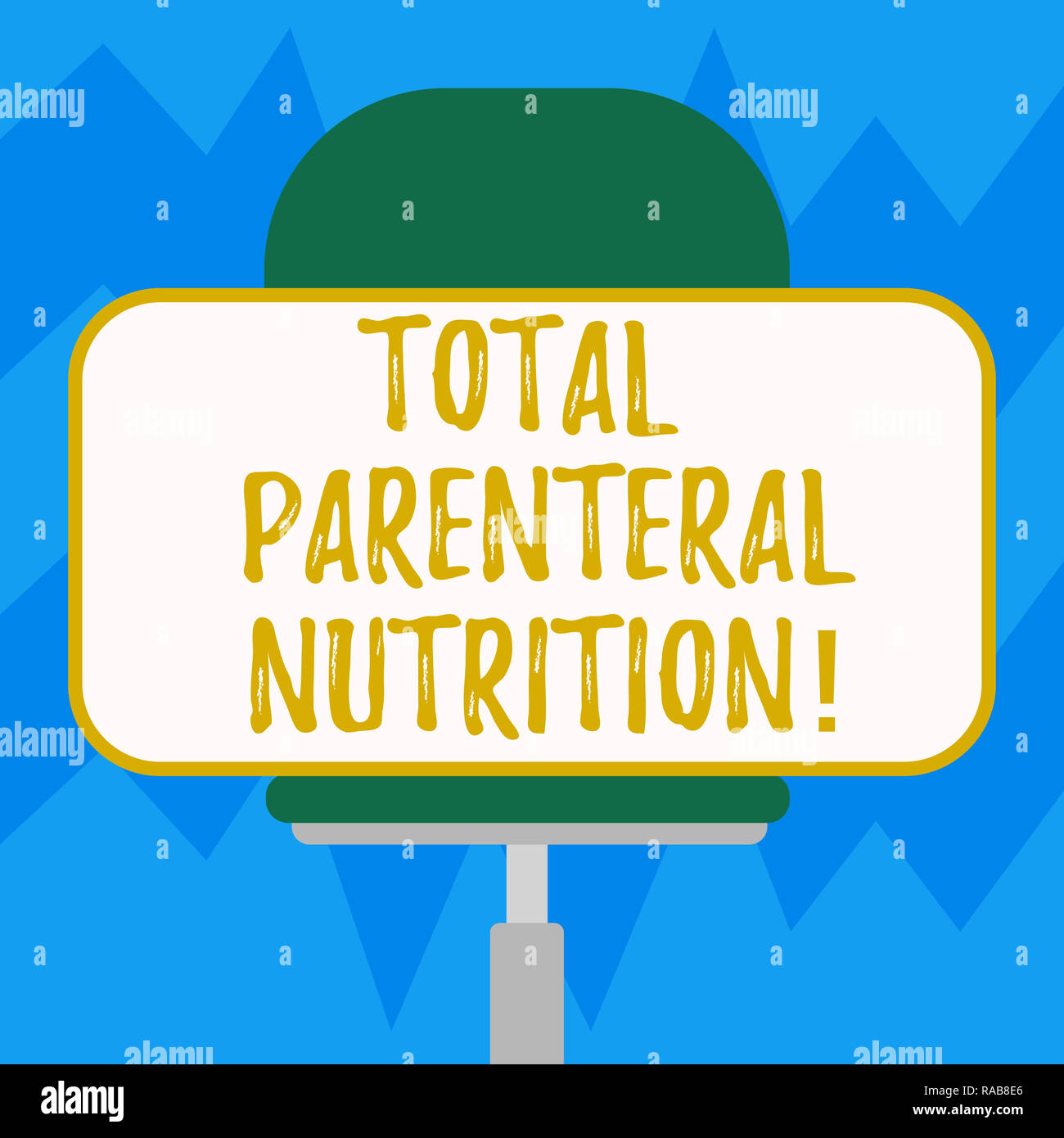 Text sign showing Total Parenteral Nutrition. Conceptual photo infusing ...