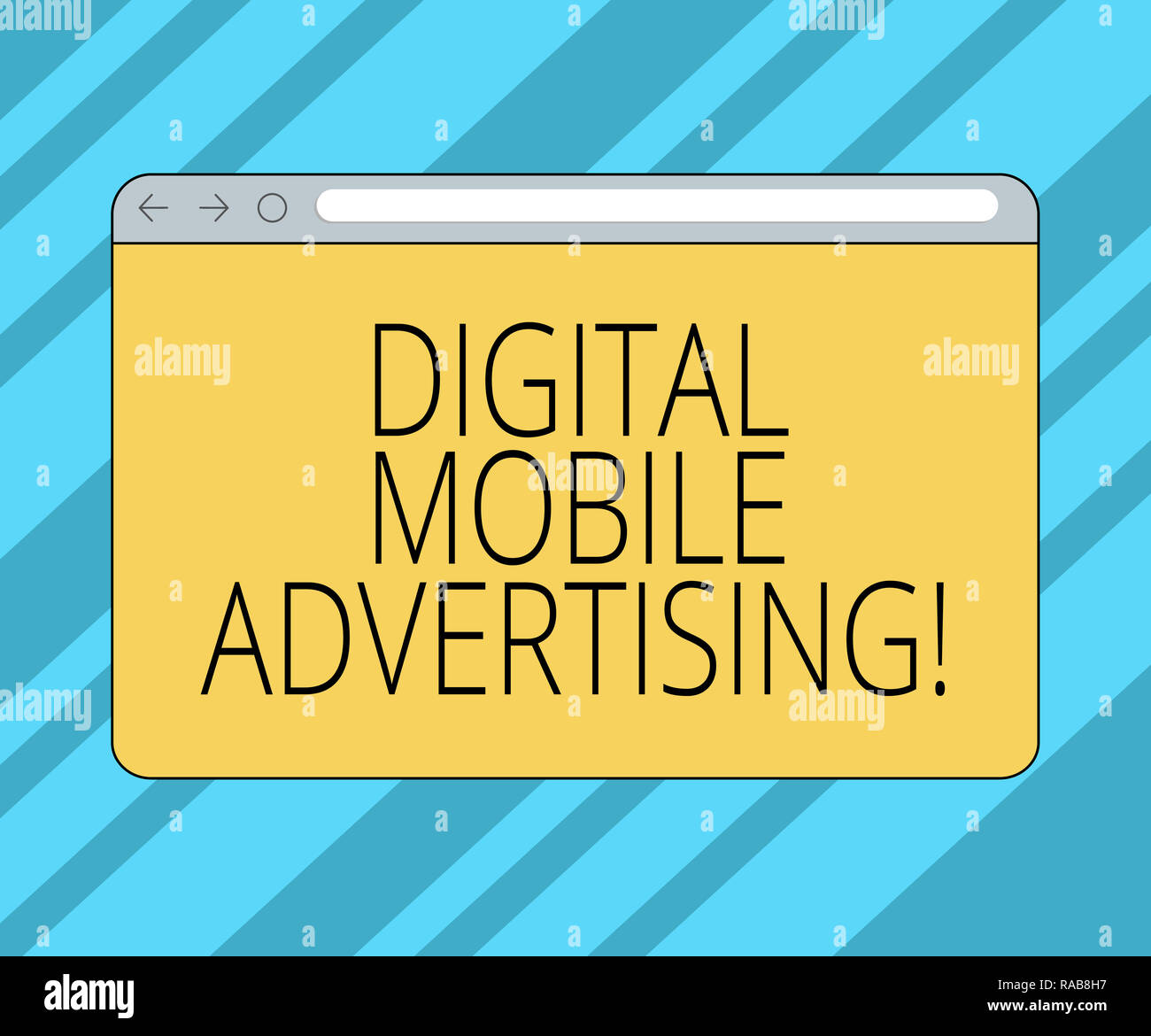 Text sign showing Digital Mobile Advertising. Conceptual photo form of ...