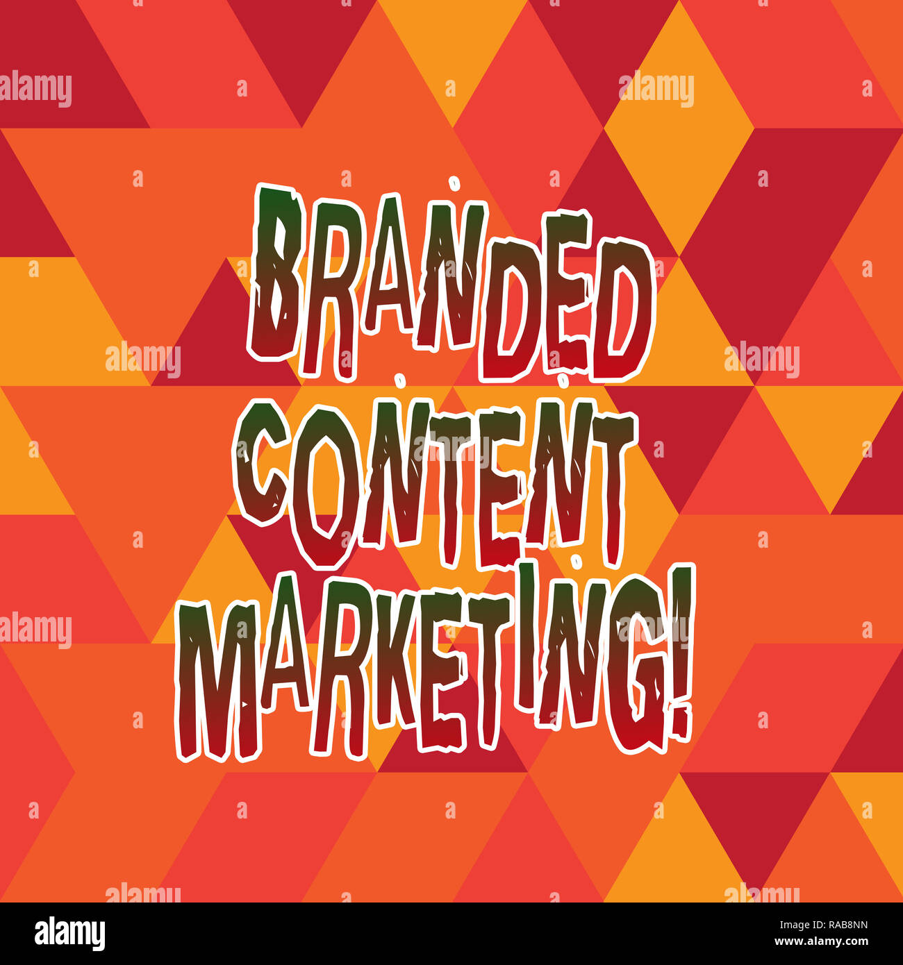 Word writing text Branded Content Marketing. Business concept for ...