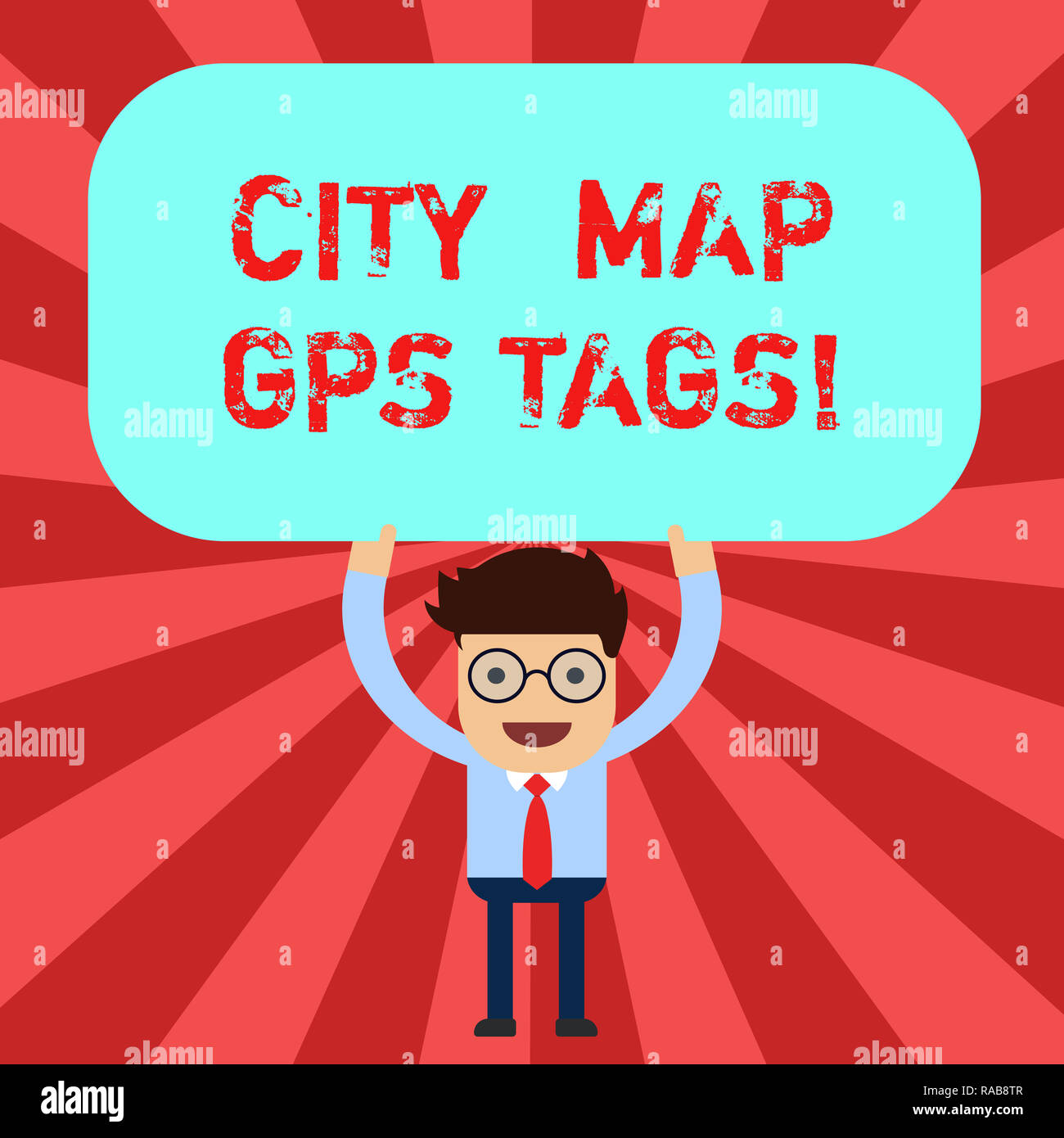 Handwriting text City Map Gps Tags. Concept meaning Global positioning ...