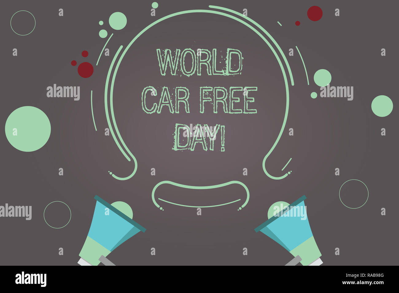 Handwriting text World Car Free Day. Concept meaning Environment ...