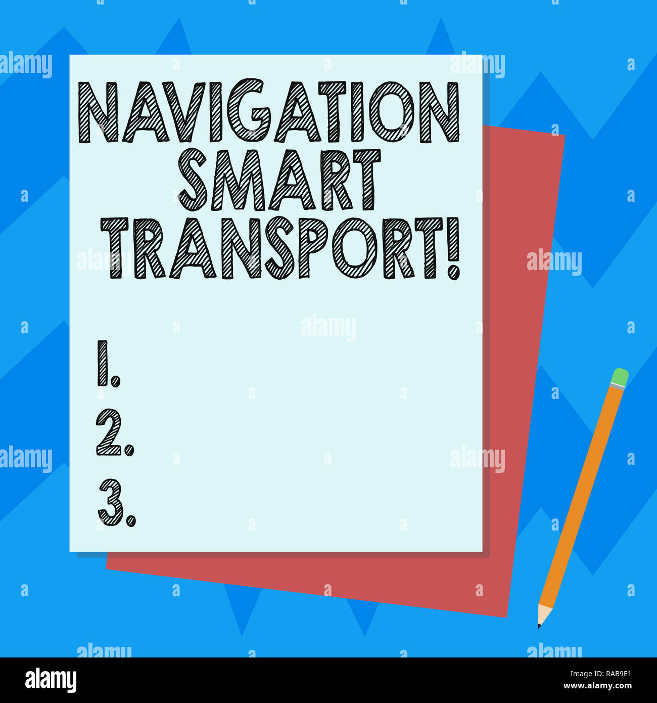 Writing note showing Navigation Smart Transport. Business photo ...