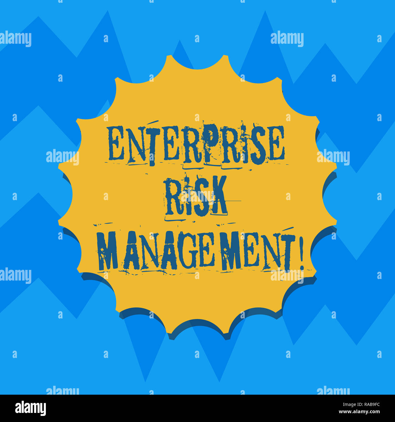 Text sign showing Enterprise Risk Management. Conceptual photo ...