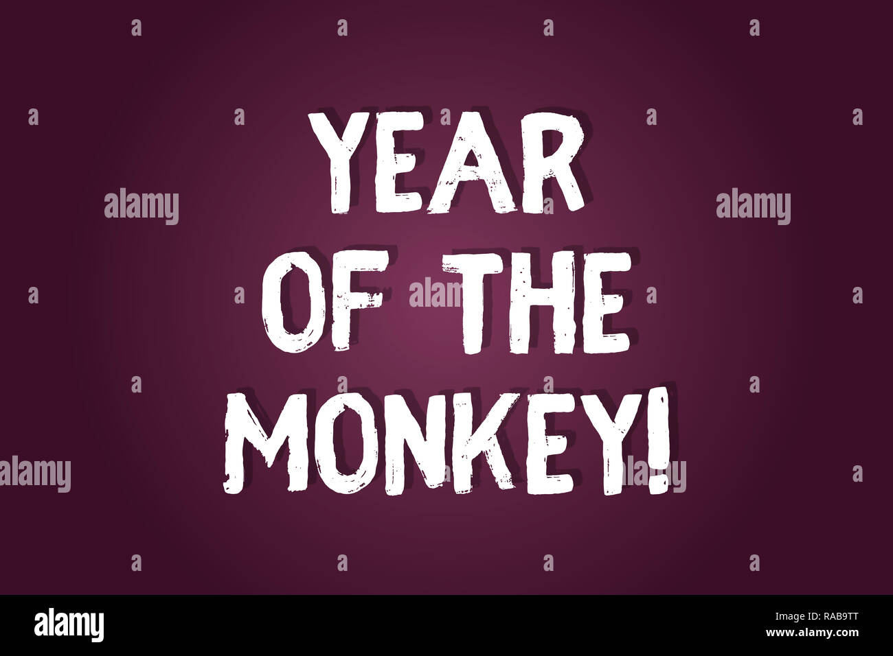 Handwriting text writing Year Of The Monkey. Concept meaning Chinese ...