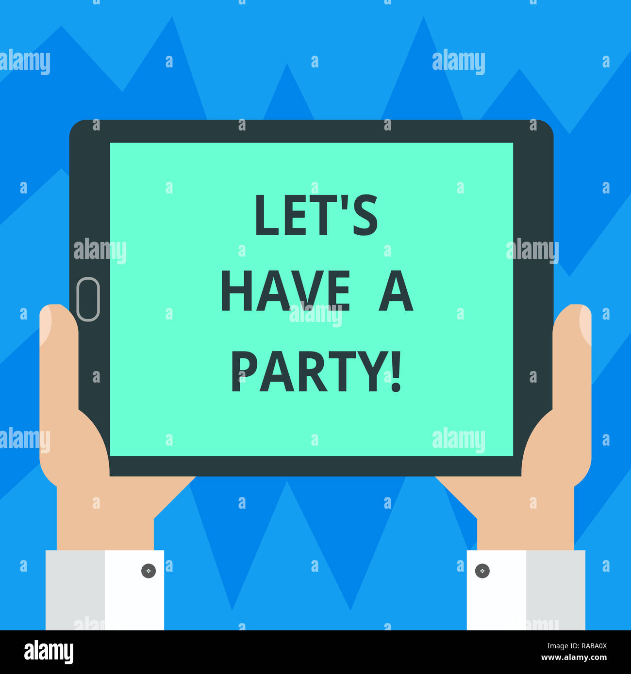 Text sign showing Let S Is Have A Party. Conceptual photo Invitation to ...