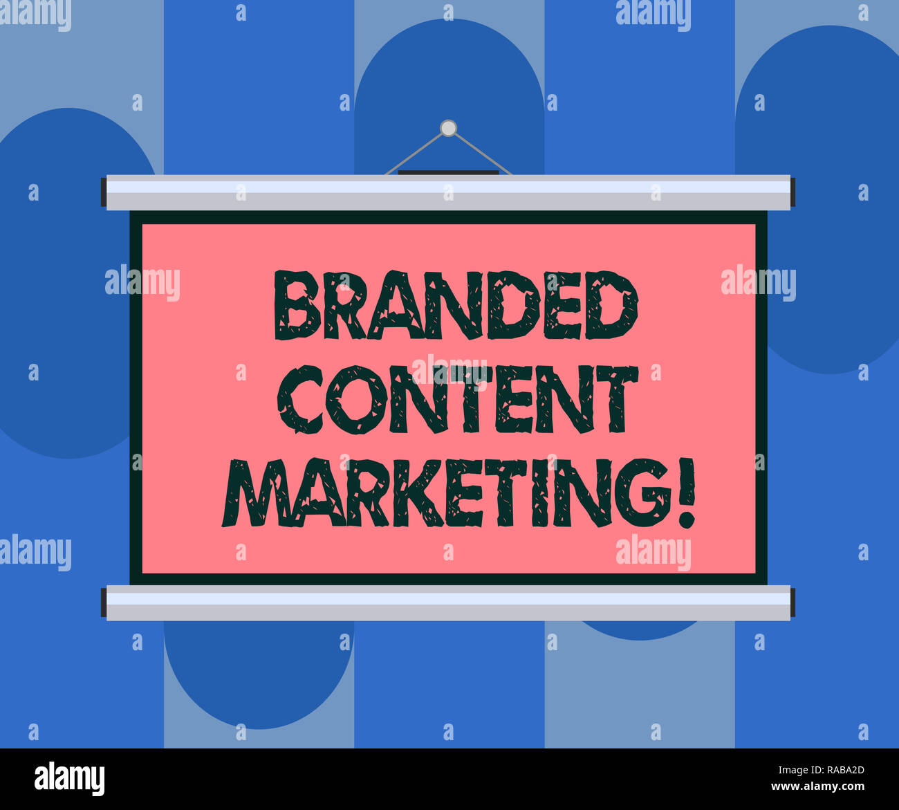Handwriting text Branded Content Marketing. Concept meaning Involves ...