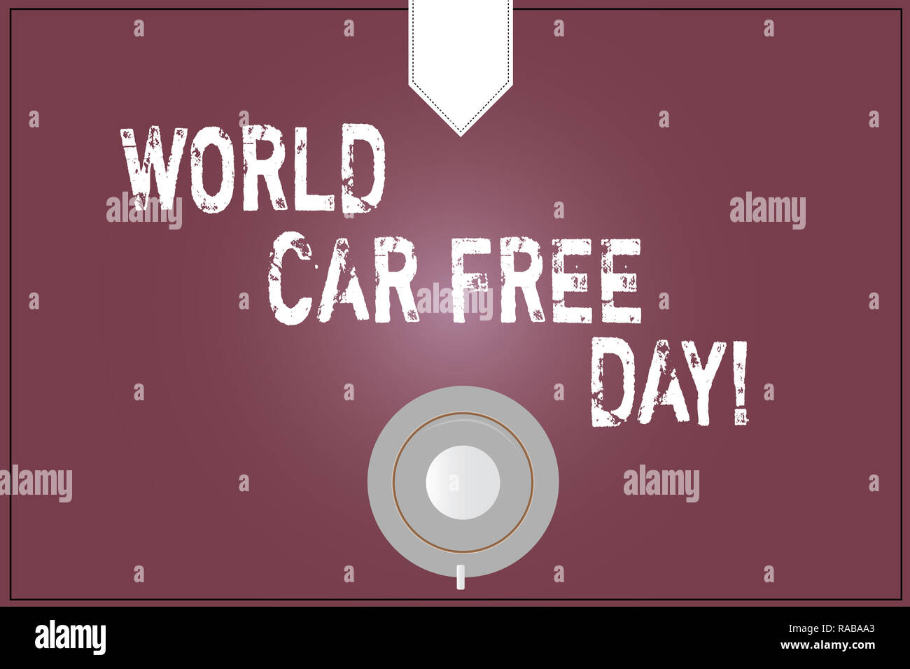 Word writing text World Car Free Day. Business concept for Environment ...