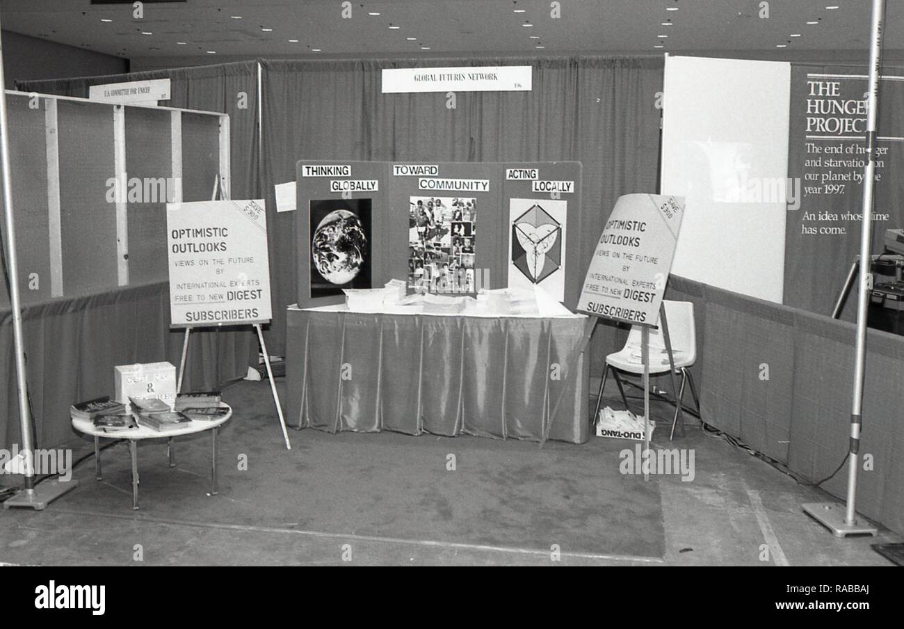 THIS PHOTO SHOWS POSTER BOARD AT THE CONVENTION Stock Photo - Alamy