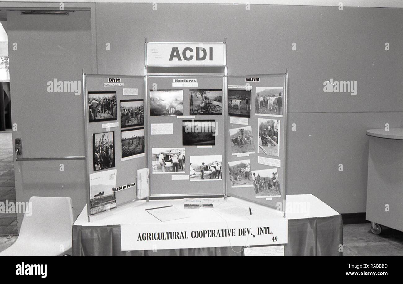 THIS BOTH SHOWS INFORMATION ABOUT ACDI Stock Photo - Alamy