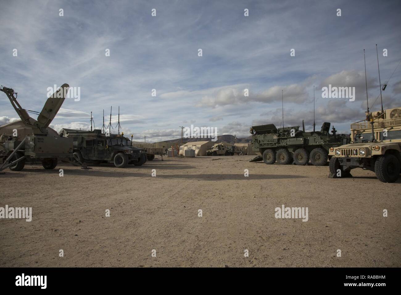 Rotational unit bivouac area hi-res stock photography and images - Alamy