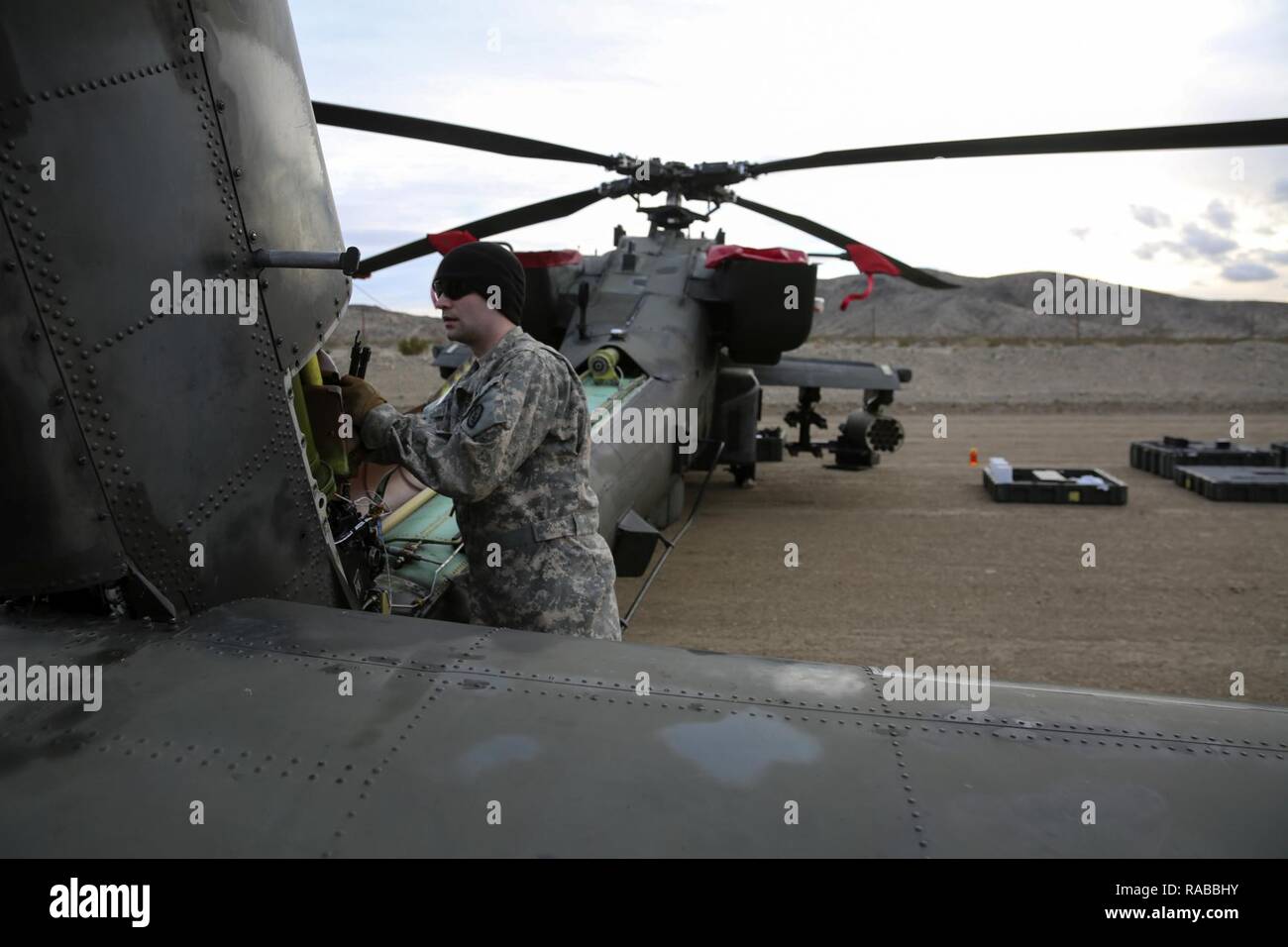 U.S. Army Spc. Brad Shirley, AH-64 Attack Helicopter Repairer, 1-25th ...