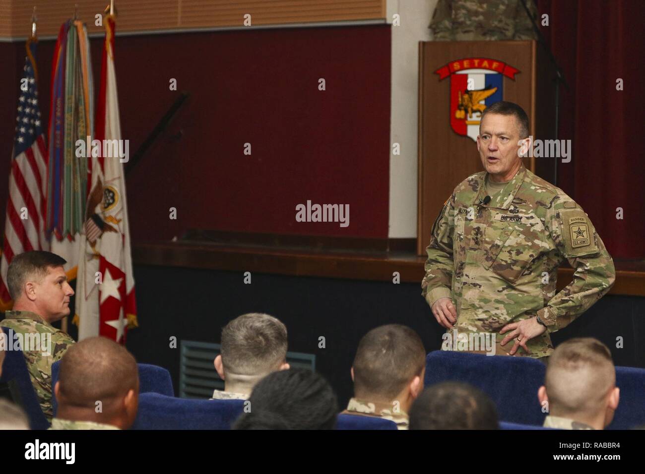 Vice Chief of Staff of the Army, Daniel Allyn visits with Soldiers and ...