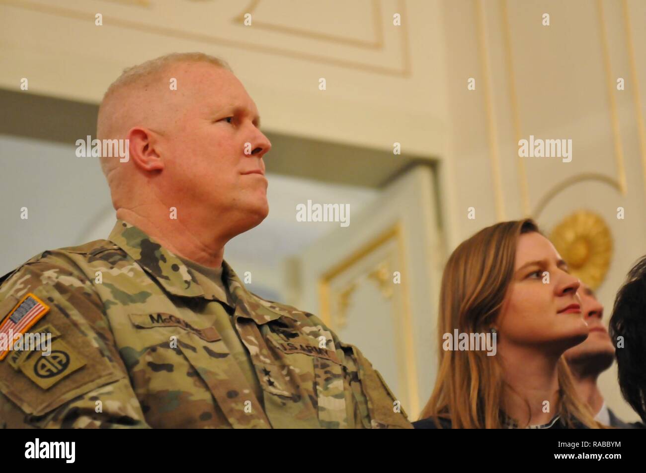 U.S. Army Maj. Gen. Timothy McGuire, deputy commanding general, United ...