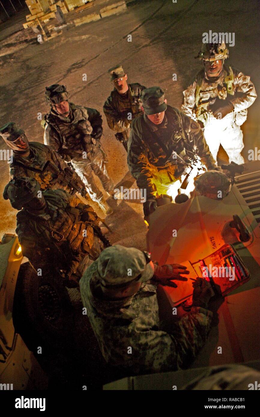 US. Army Sgt. First Class Schoyen, 1st Stryker Brigade Combat Team ...