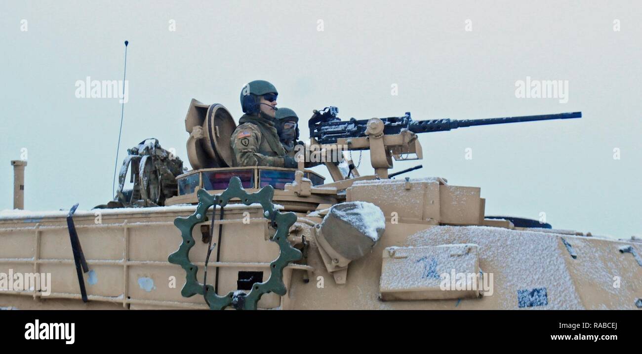 ZAGAN, Poland – A tanker from 1st Battalion, 8th Infantry Regiment, 3rd ...