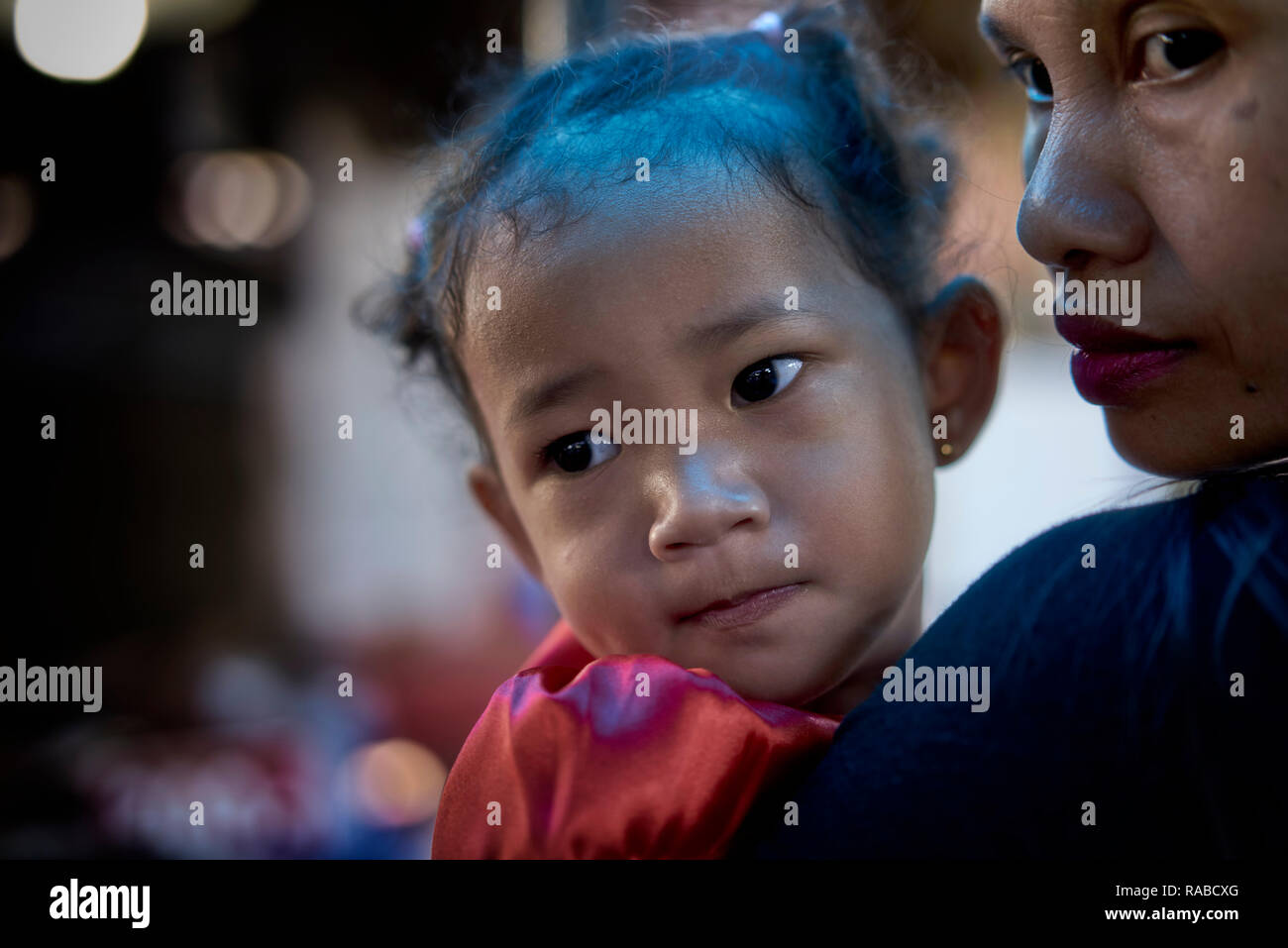 Mother and child - Thailand people, Southeast Asia Stock Photo - Alamy